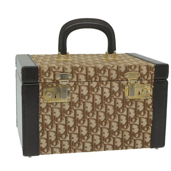 Dior | Bags | Christian Dior Trotter Canvas Trunk Beige Auth 647 | Poshmark
